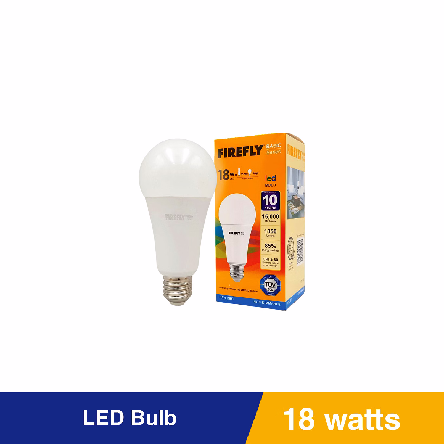 Firefly Led Bulb Daylight E27 - 18w | NCCC Online Store
