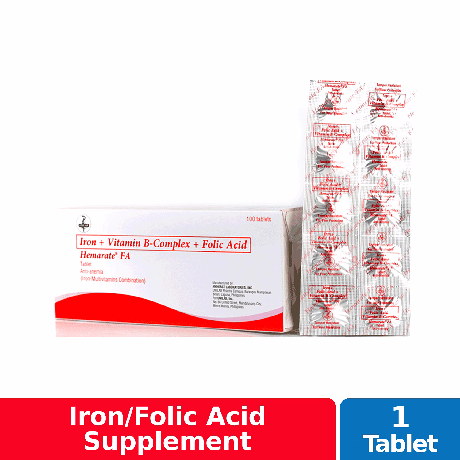 Hemarate Folic Acid Tablet - | NCCC Online Store