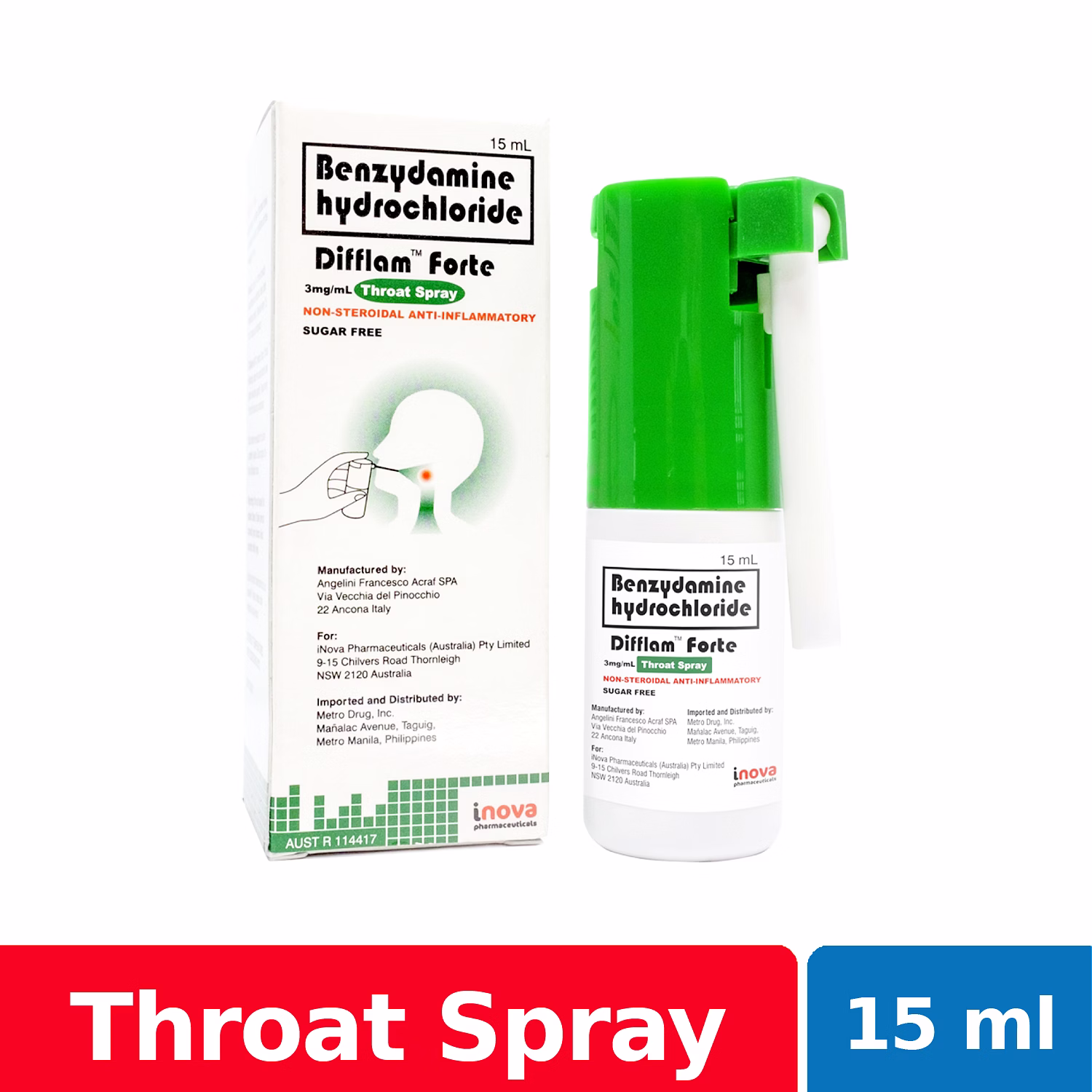 Difflam Forte Spray 15ml - | NCCC Online Store