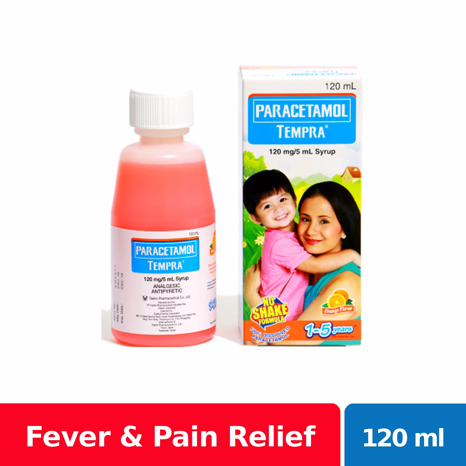 Tempra 120ml Orange Syrup - | NCCC Online Store