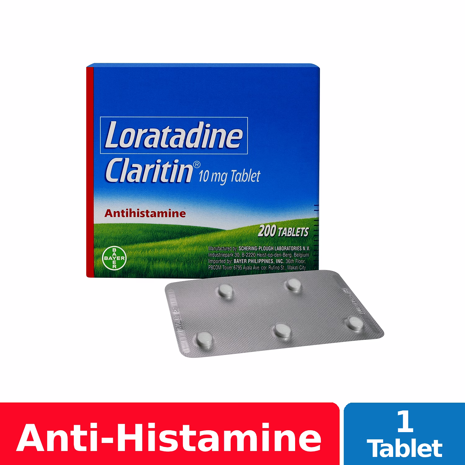 Claritin 10mg Tablet - | NCCC Online Store