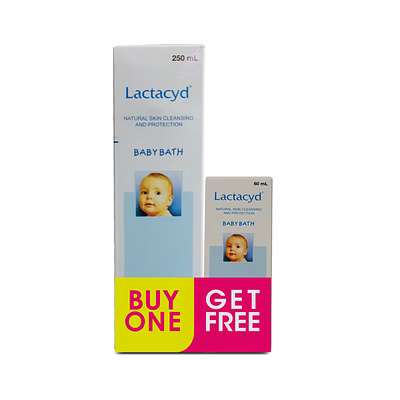 SALE! Buy 1 Lactacyd Baby Bath 250ml Free Lactacyd Baby Bath 60ml ...