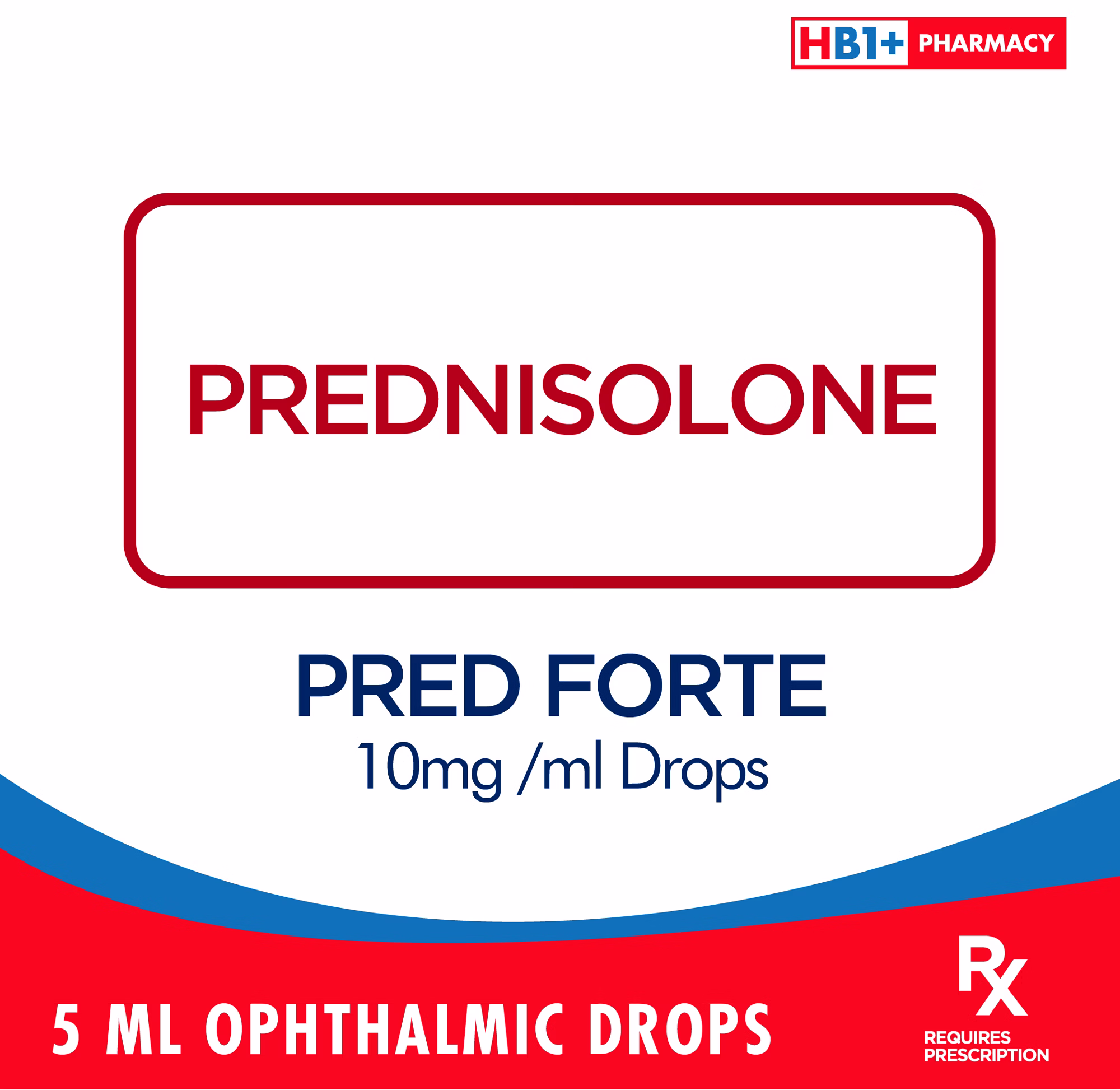 Pred Forte 10mg /ml Drops 5ml Ophthalmic Drops - | NCCC Online Store