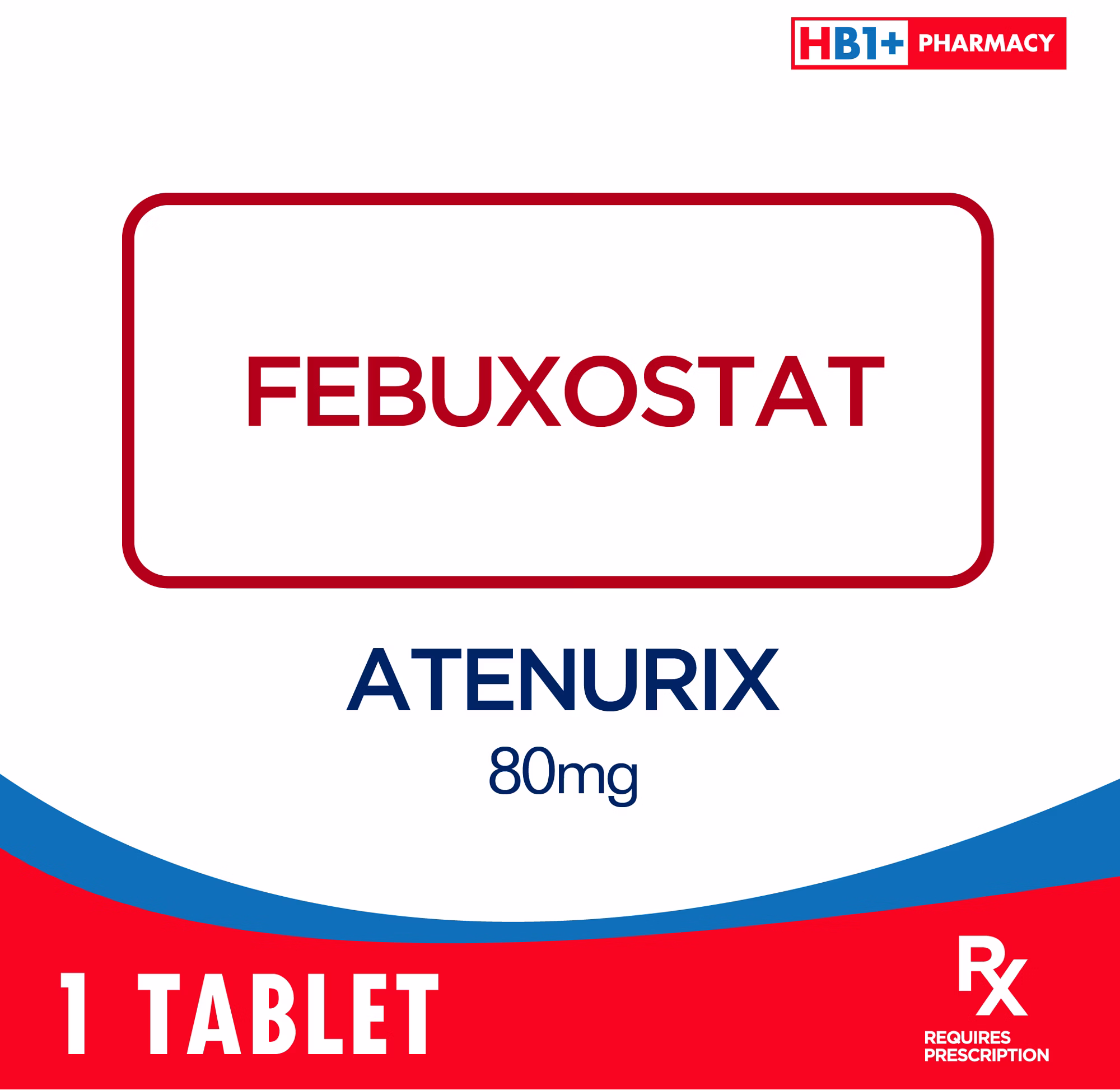 Atenurix 80mg Tablet - | NCCC Online Store