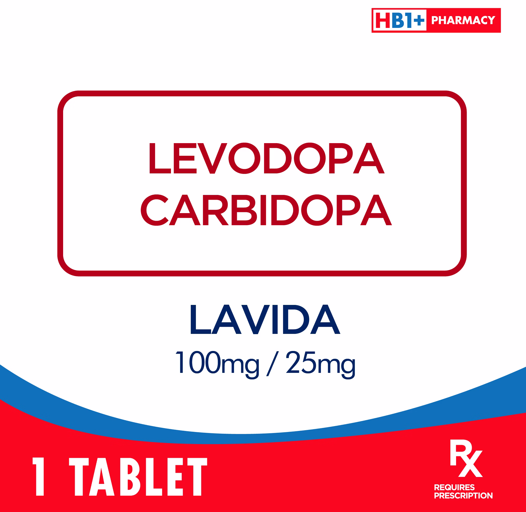 Lavida 100mg / 25mg Tablet - | NCCC Online Store