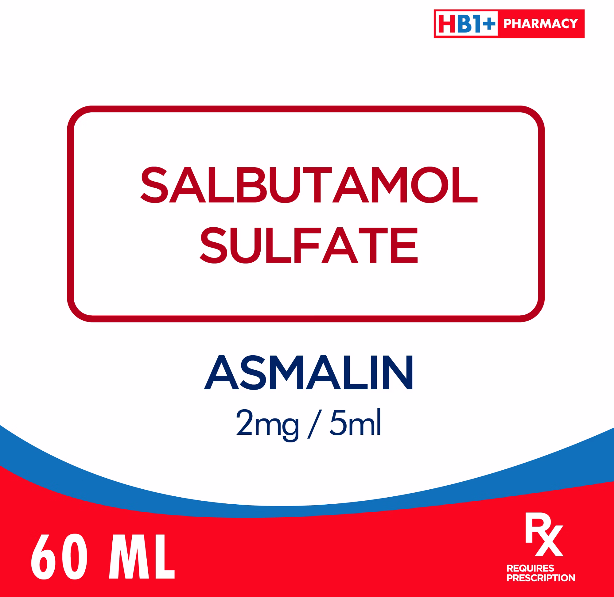 Asmalin 2mg / 5ml 60ml - | NCCC Online Store