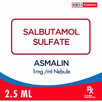 Asmalin 1mg /ml Nebule 2.5ml - | NCCC Online Store