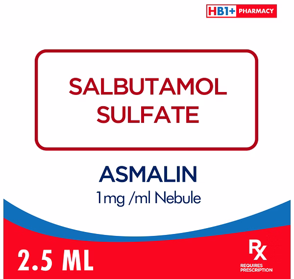 Asmalin 1mg /ml Nebule 2.5ml - | NCCC Online Store