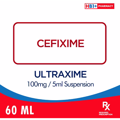 Ultraxime 100mg / 5ml Suspension 60ml - | NCCC Online Store