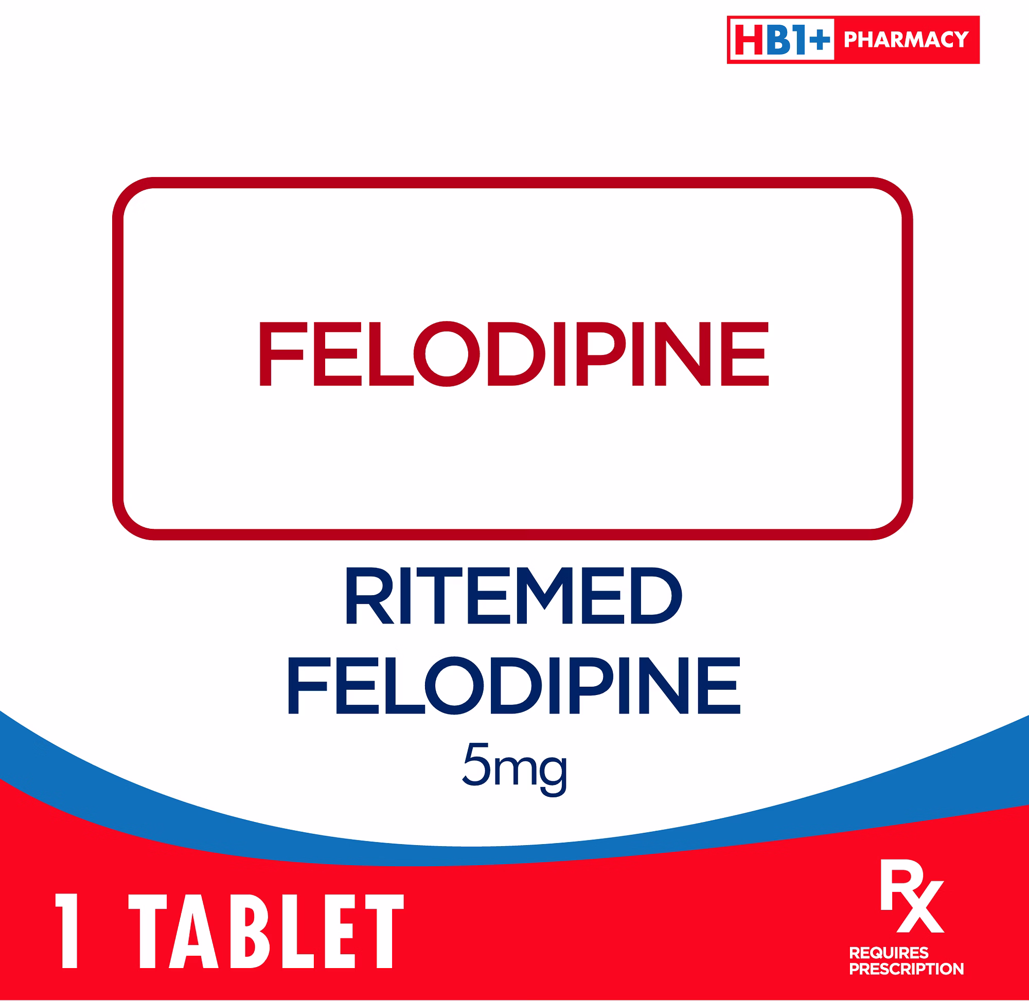 Ritemed Felodipine 5mg Tablet - | NCCC Online Store