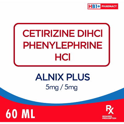Alnix Plus 5mg / 5mg 60ml - | NCCC Online Store