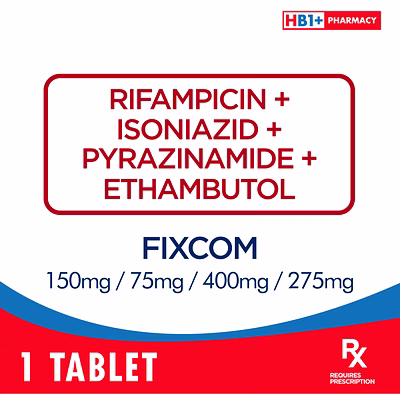 Fixcom 150mg / 75mg / 400mg / 275mg Tablet - | NCCC Online Store