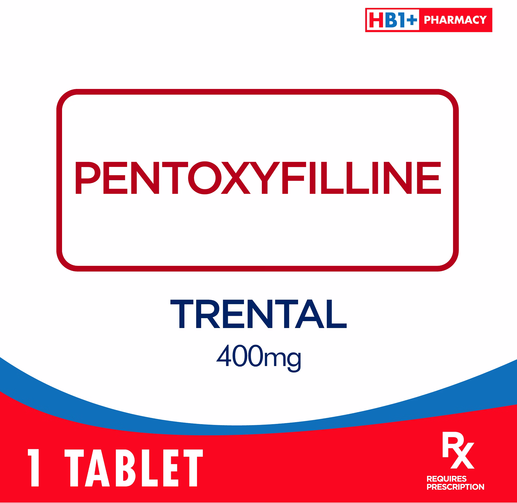 Trental 400mg Tablet - | NCCC Online Store