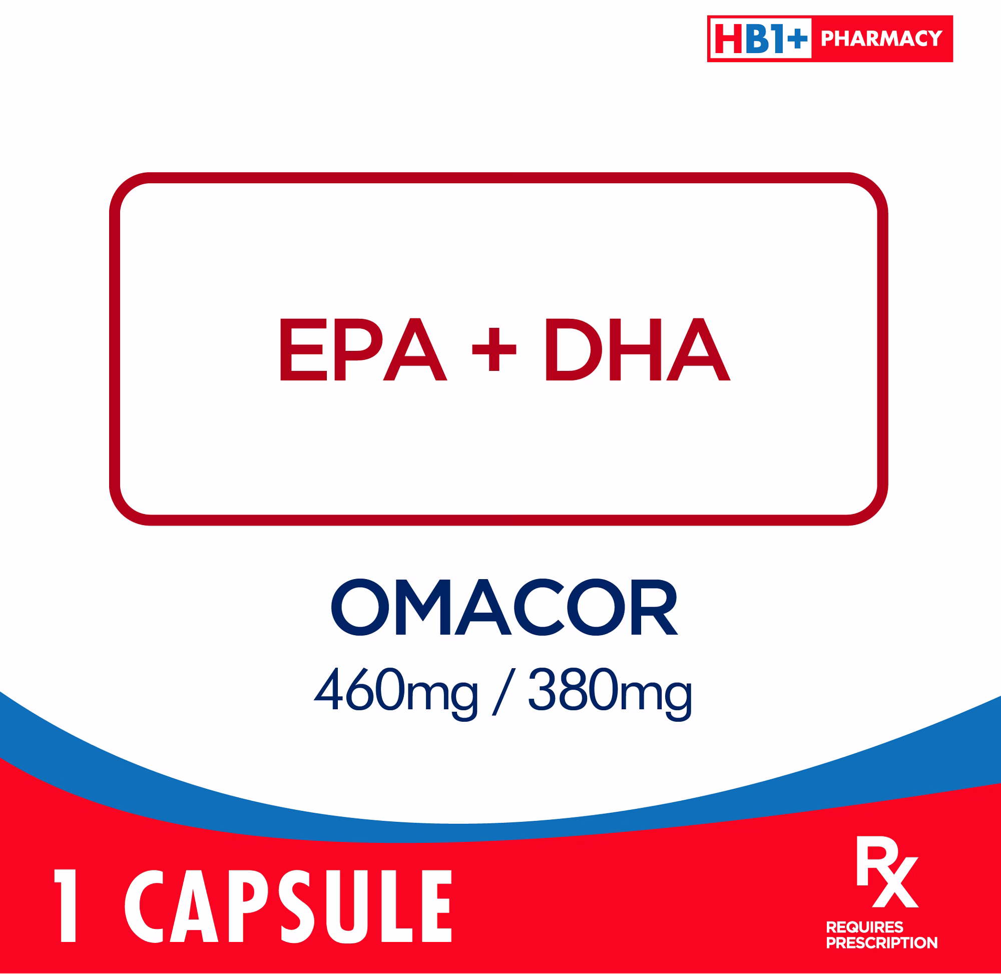 Omacor 460mg / 380mg Capsule - | NCCC Online Store