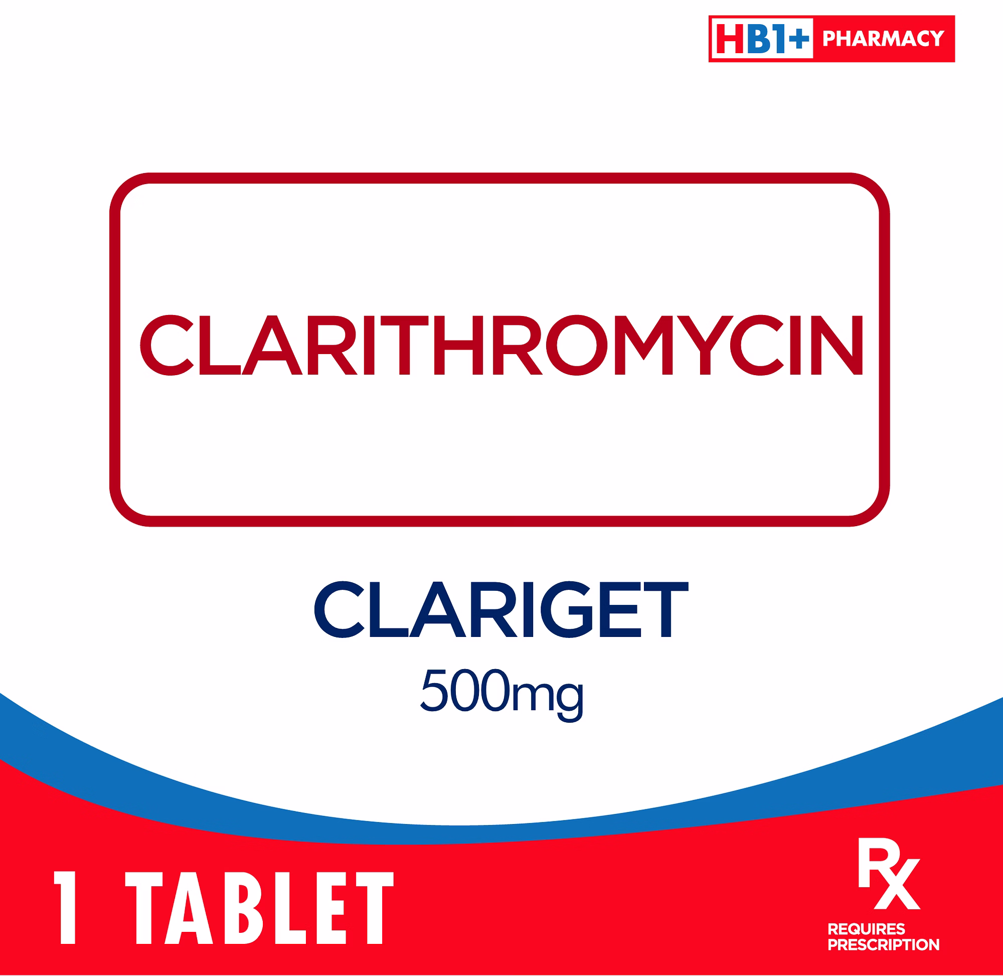 Clariget 500mg Tablet - | NCCC Online Store