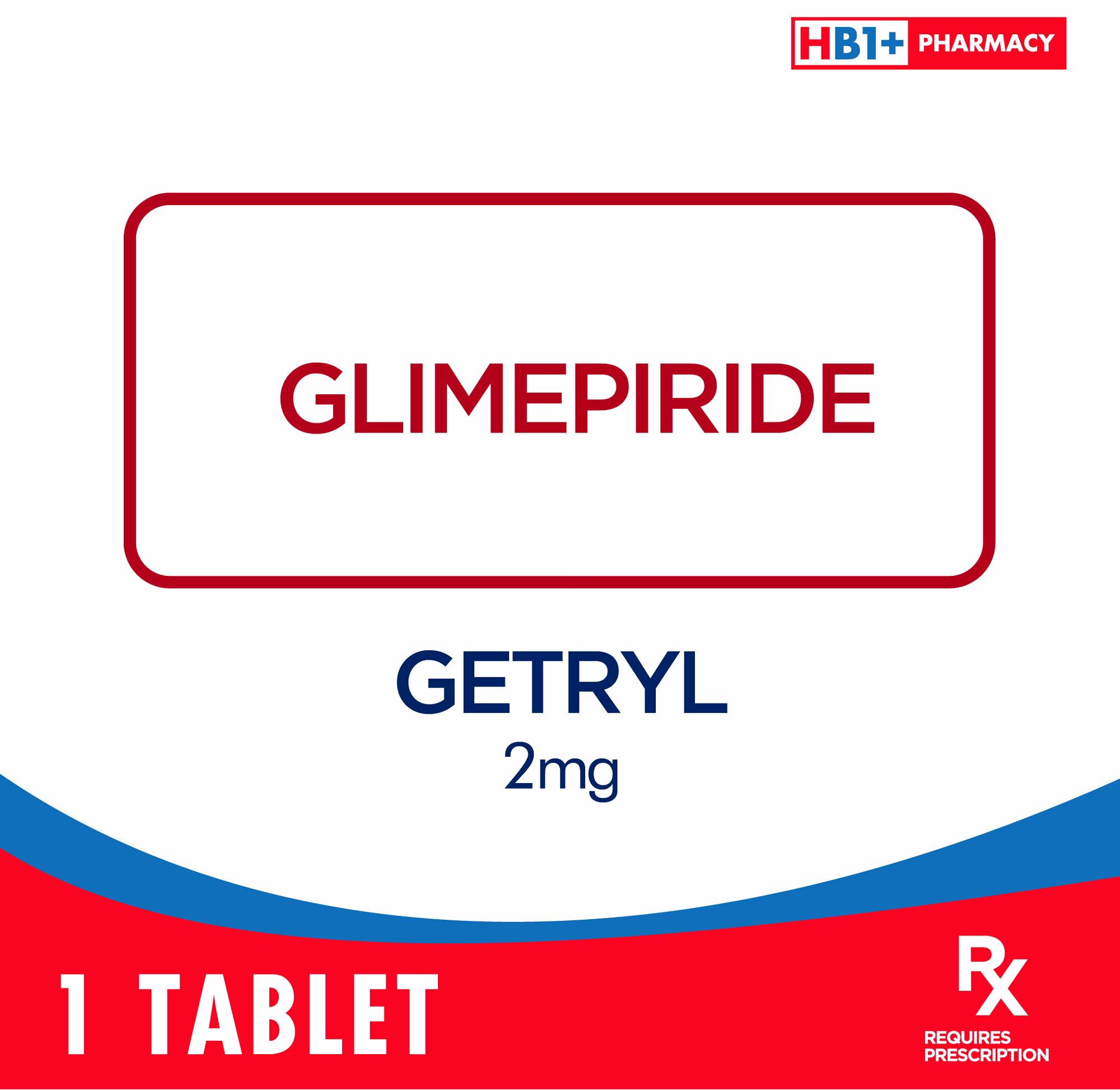 Getryl 2mg Tablet - | NCCC Online Store