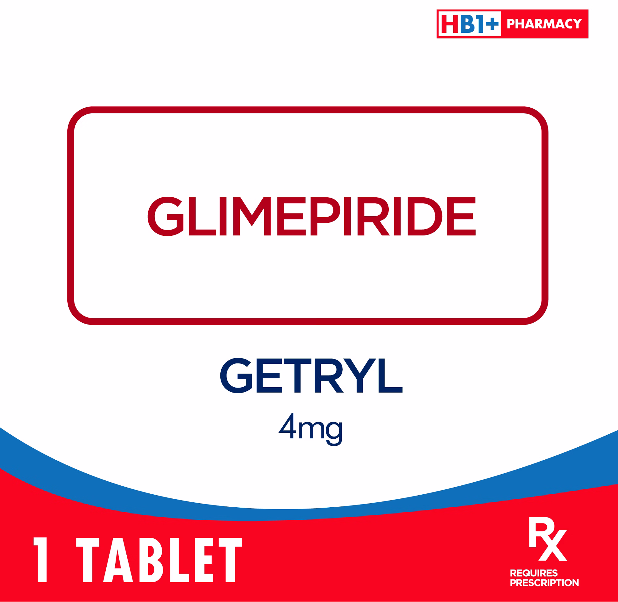 Getryl 4mg Tablet - | NCCC Online Store