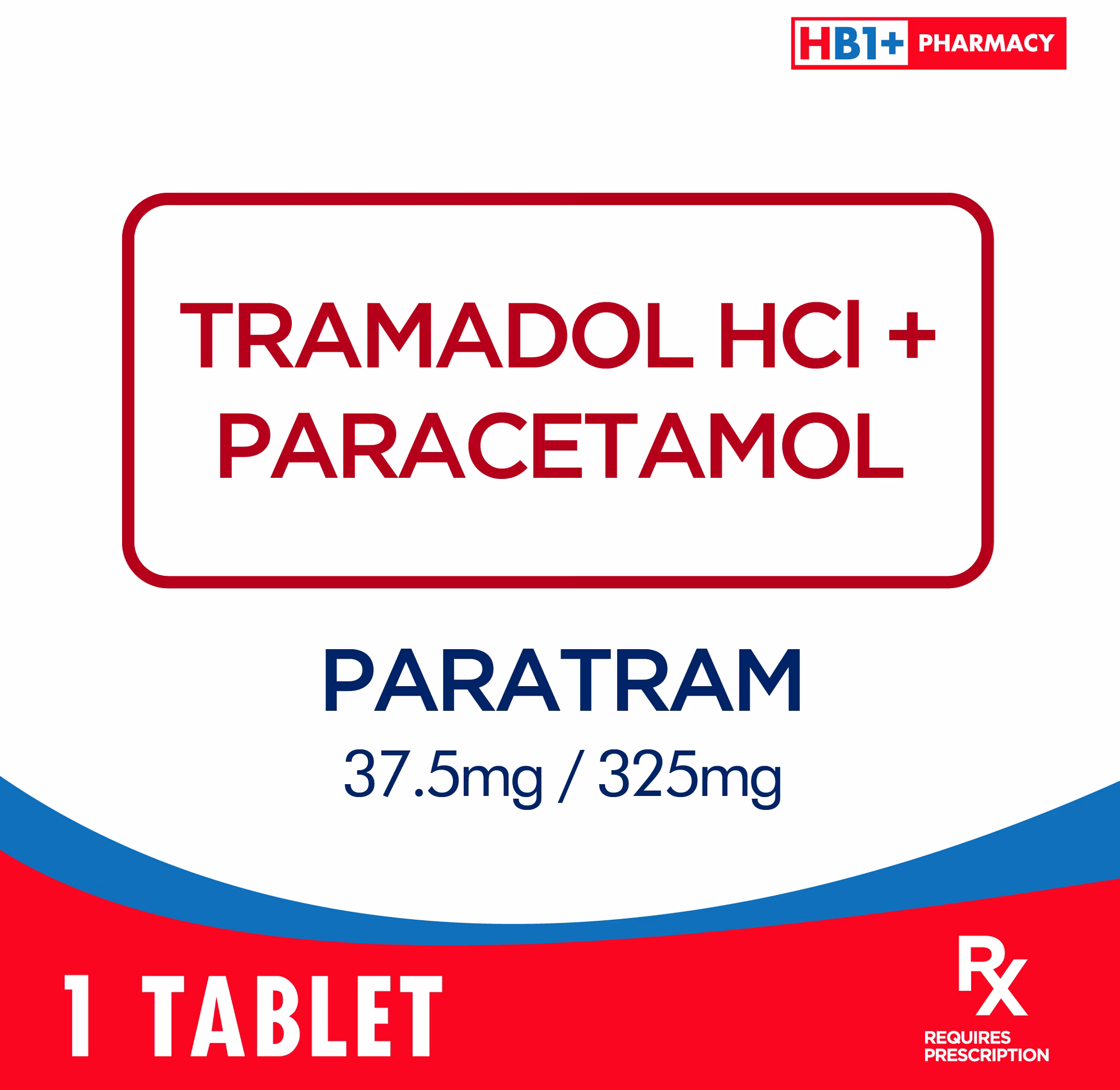 Paratram 37.5mg / 325mg Tablet - | NCCC Online Store