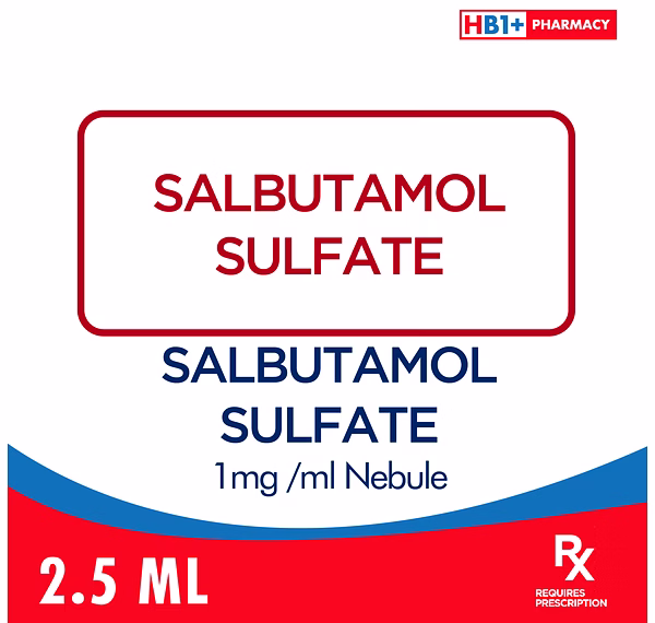 Salbutamol Sulfate 1mg /ml Nebule 2.5ml - | NCCC Online Store