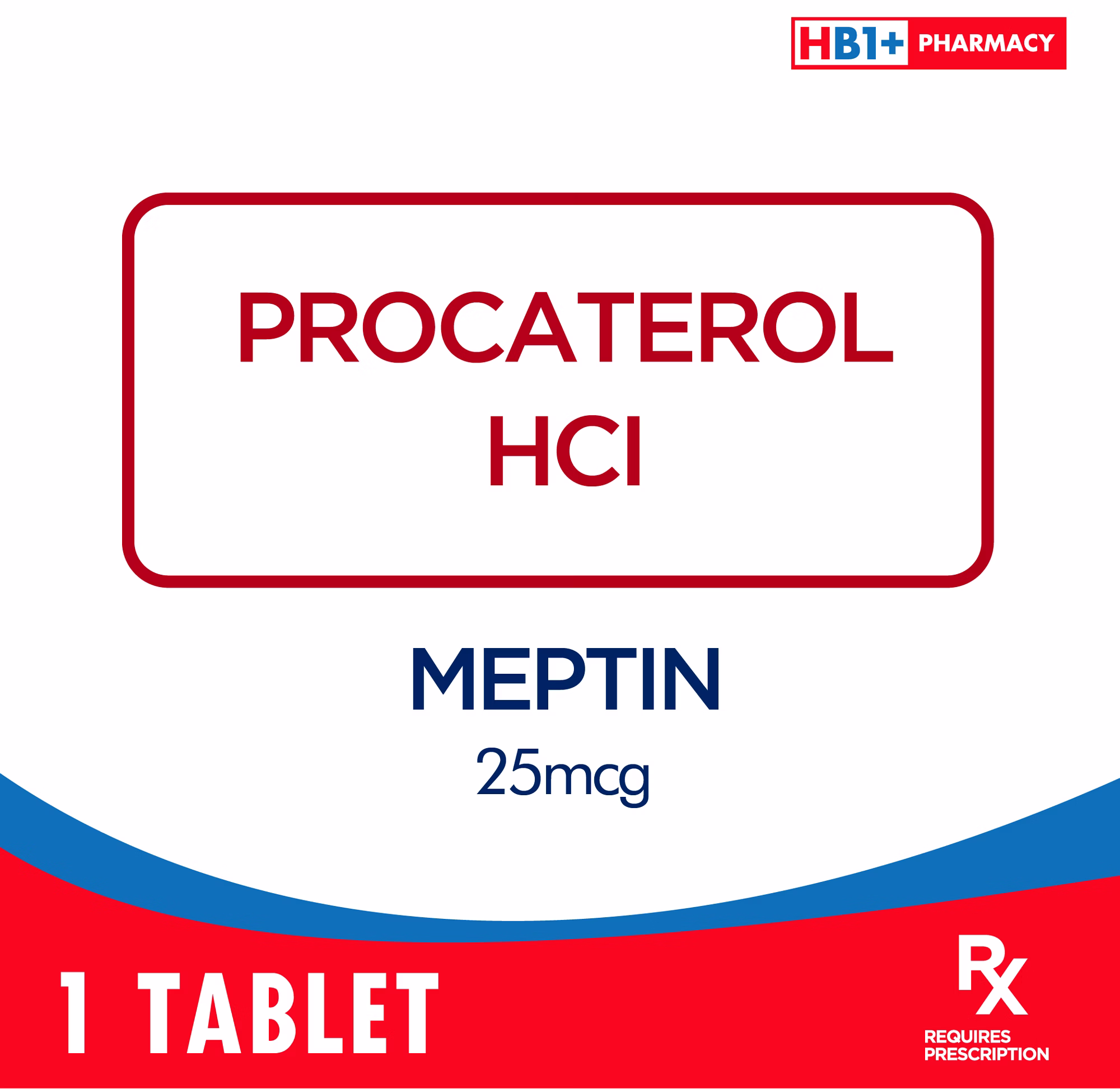 Meptin 25mcg Tablet - | NCCC Online Store