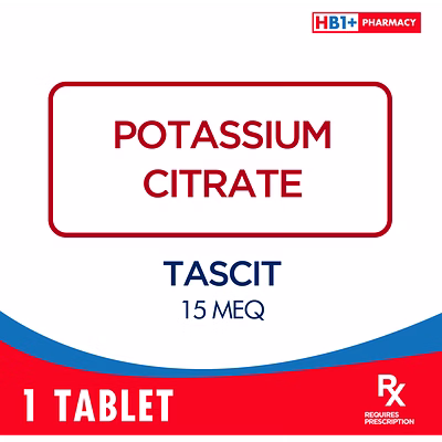 Tascit 15 mEq Tablet - | NCCC Online Store