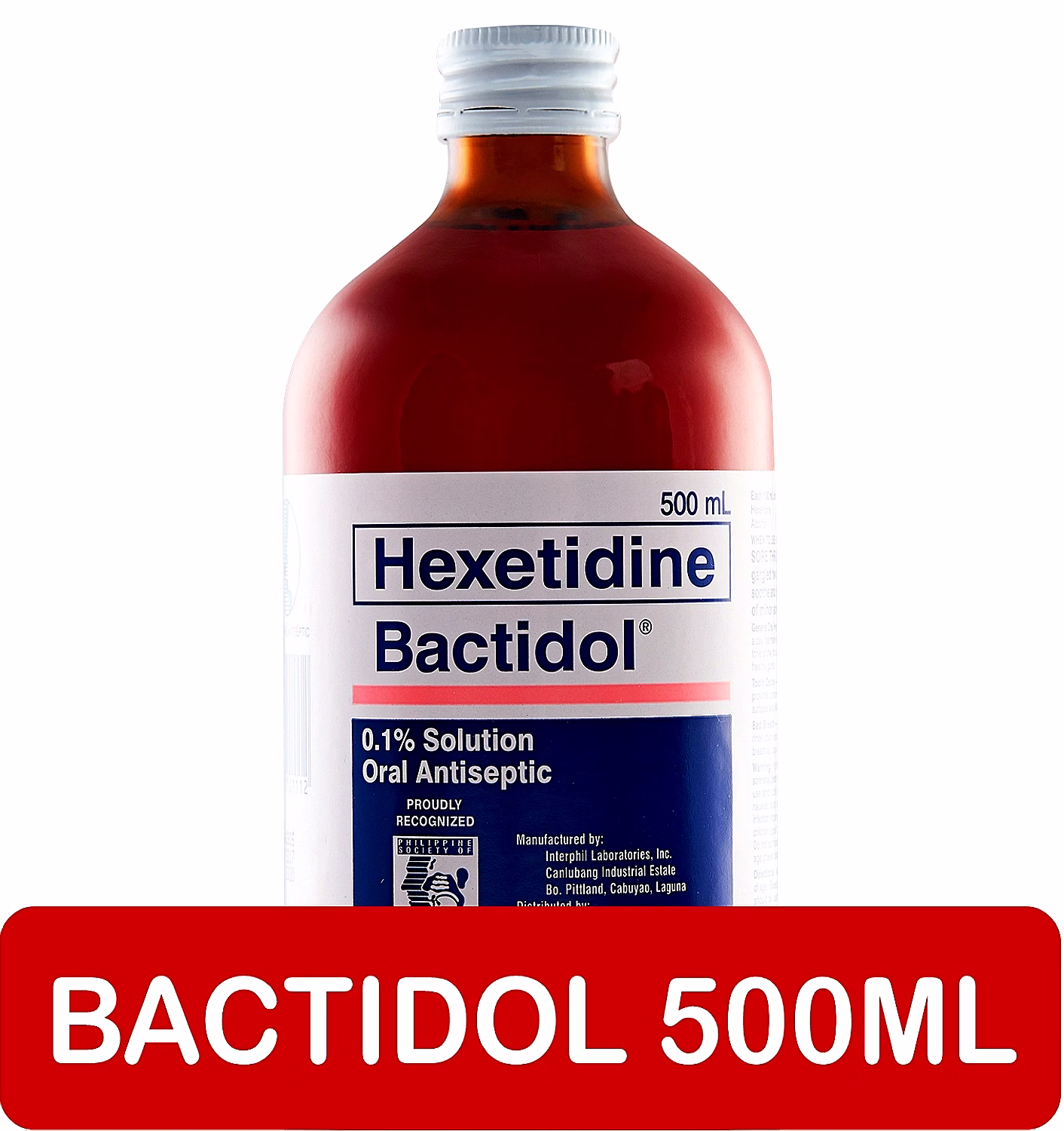 Bactidol Mouthwash 500ml - | NCCC Online Store