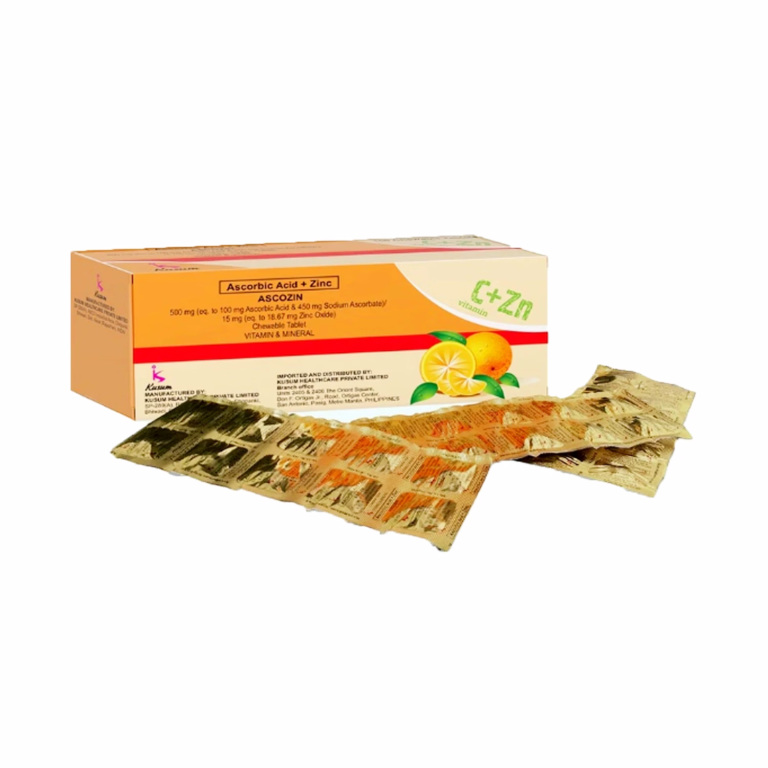Ascozin Chewable Tablet - | NCCC Online Store