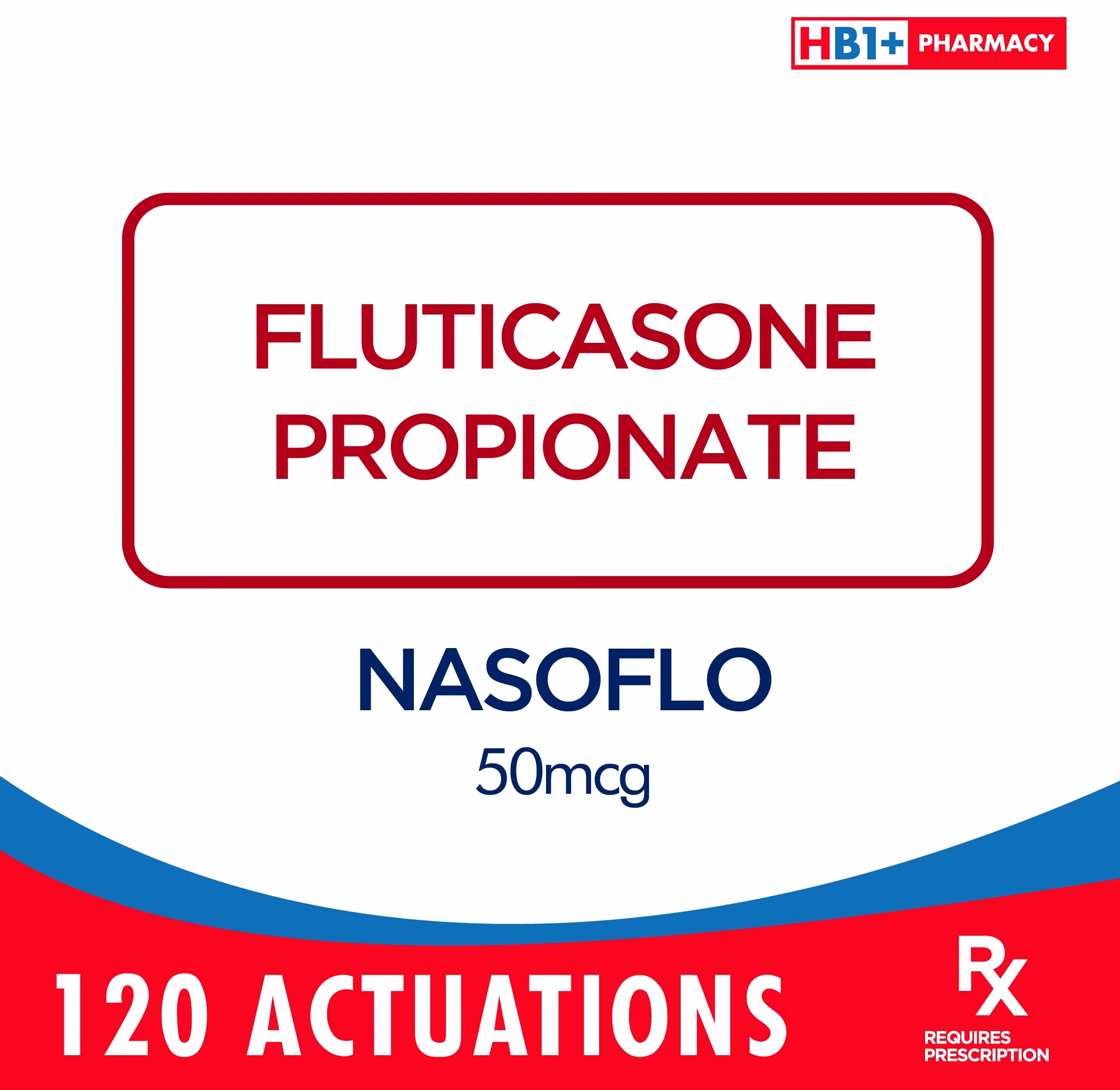 Nasoflo 50mcg 120 Actuations - | NCCC Online Store