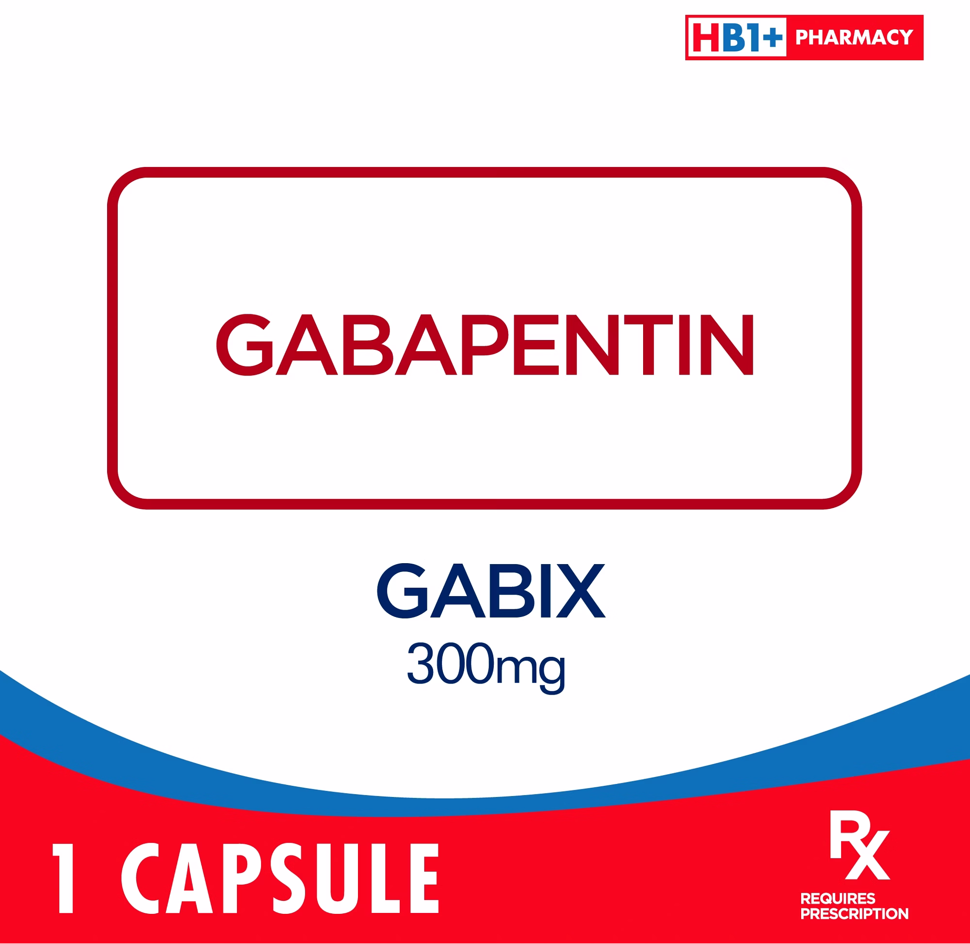 Gabix 300mg Capsule - | NCCC Online Store