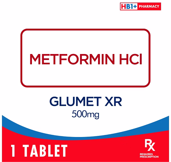 Glumet XR 500mg Tablet - | NCCC Online Store