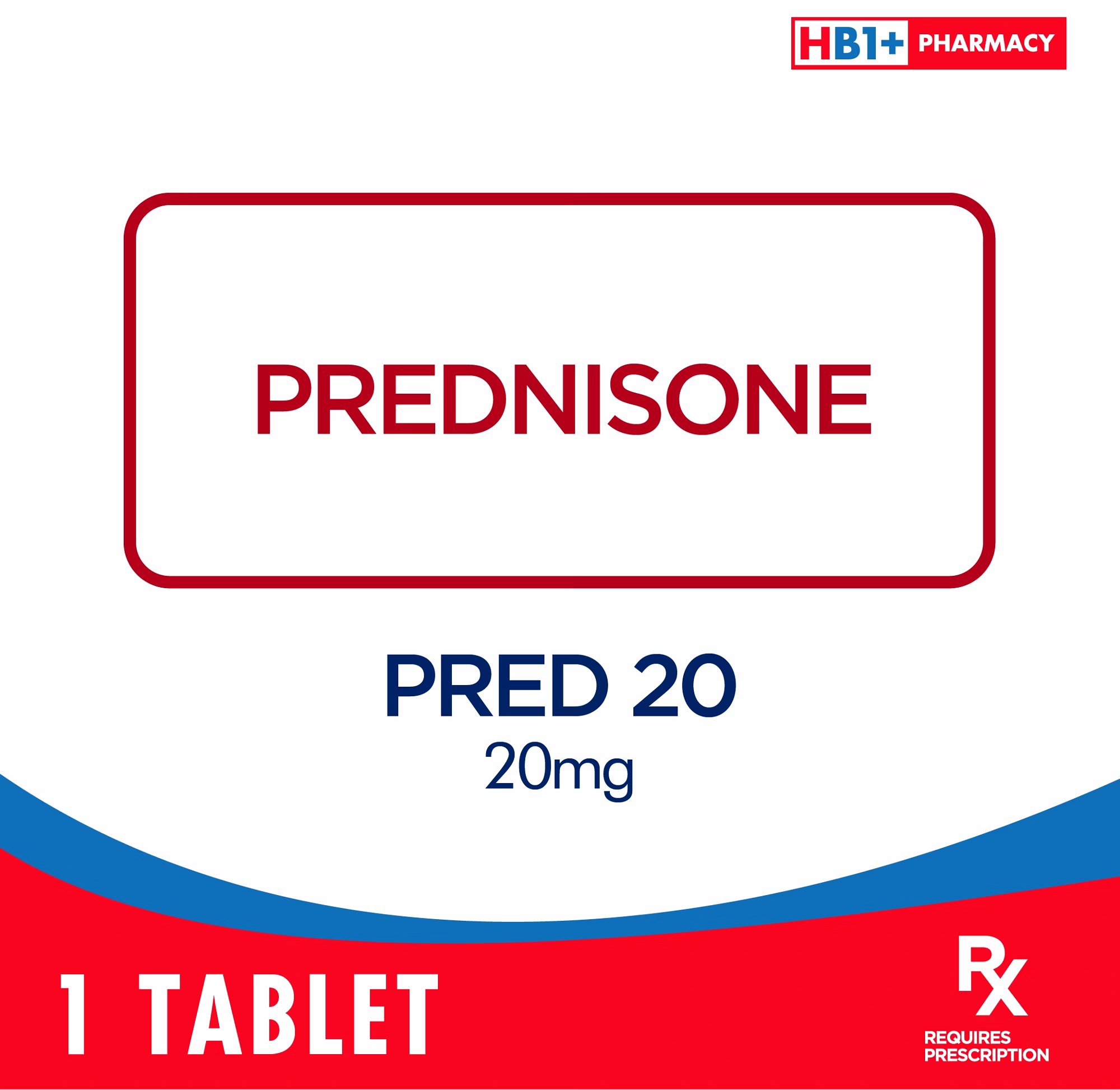 Pred 20 20mg Tablet - | NCCC Online Store