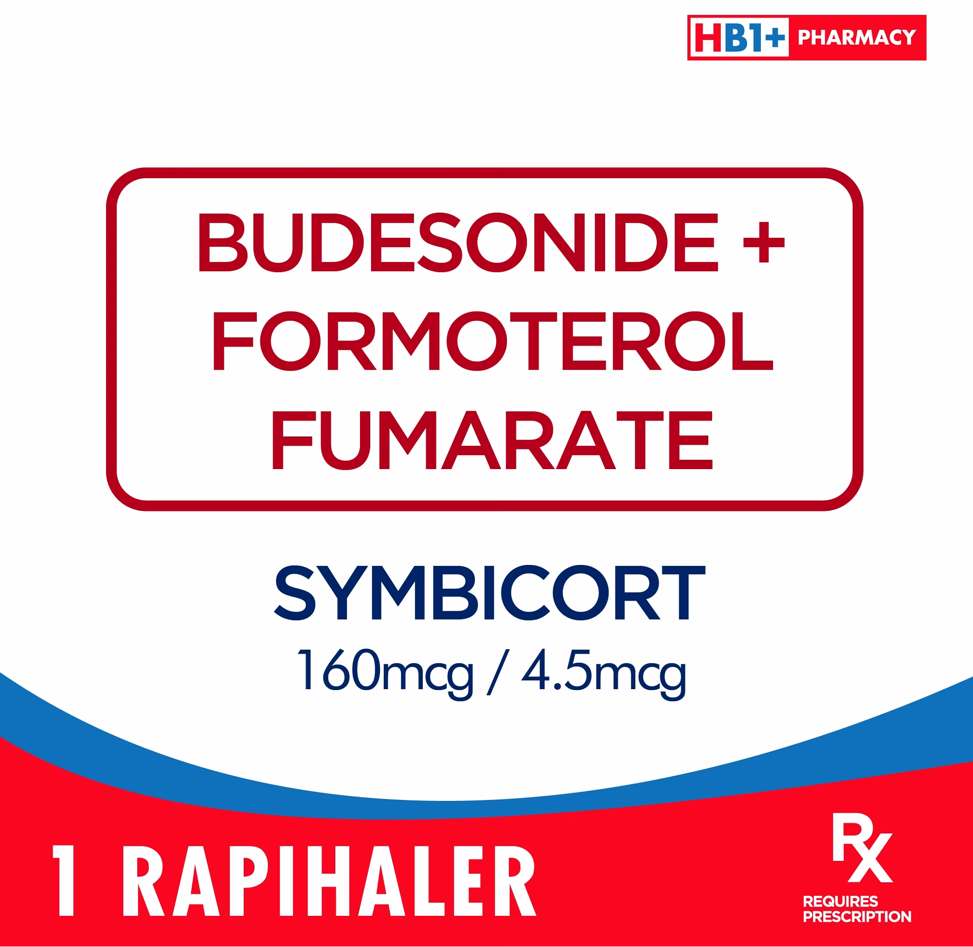 Symbicort 160mcg / 4.5mcg Rapihaler - | NCCC Online Store