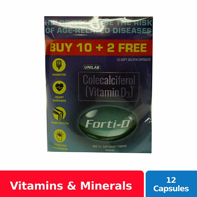 BUY 10+2 FORTI-D 800IU CAP - | NCCC Online Store