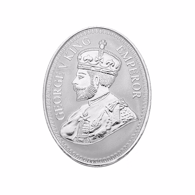George King Silver Coin - | Indian Business Portal