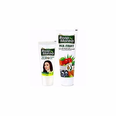 Roop Mantra Combo Pack of Zero Pimple Gel 15gm & Mix Fruit Face Wash 50ml
