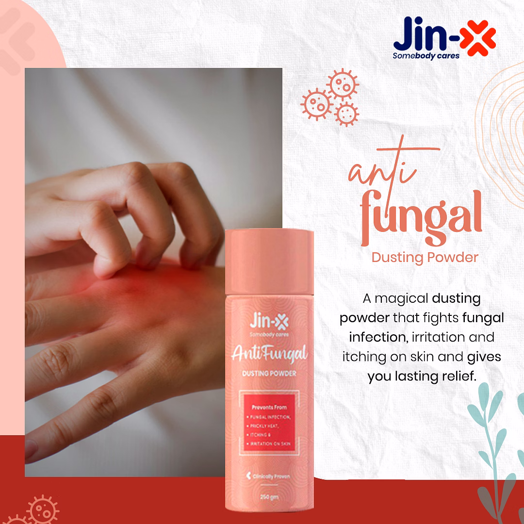 JinX Anti-Fungal Dusting Powder | JIN-X HEALTHCARE PVT LTD