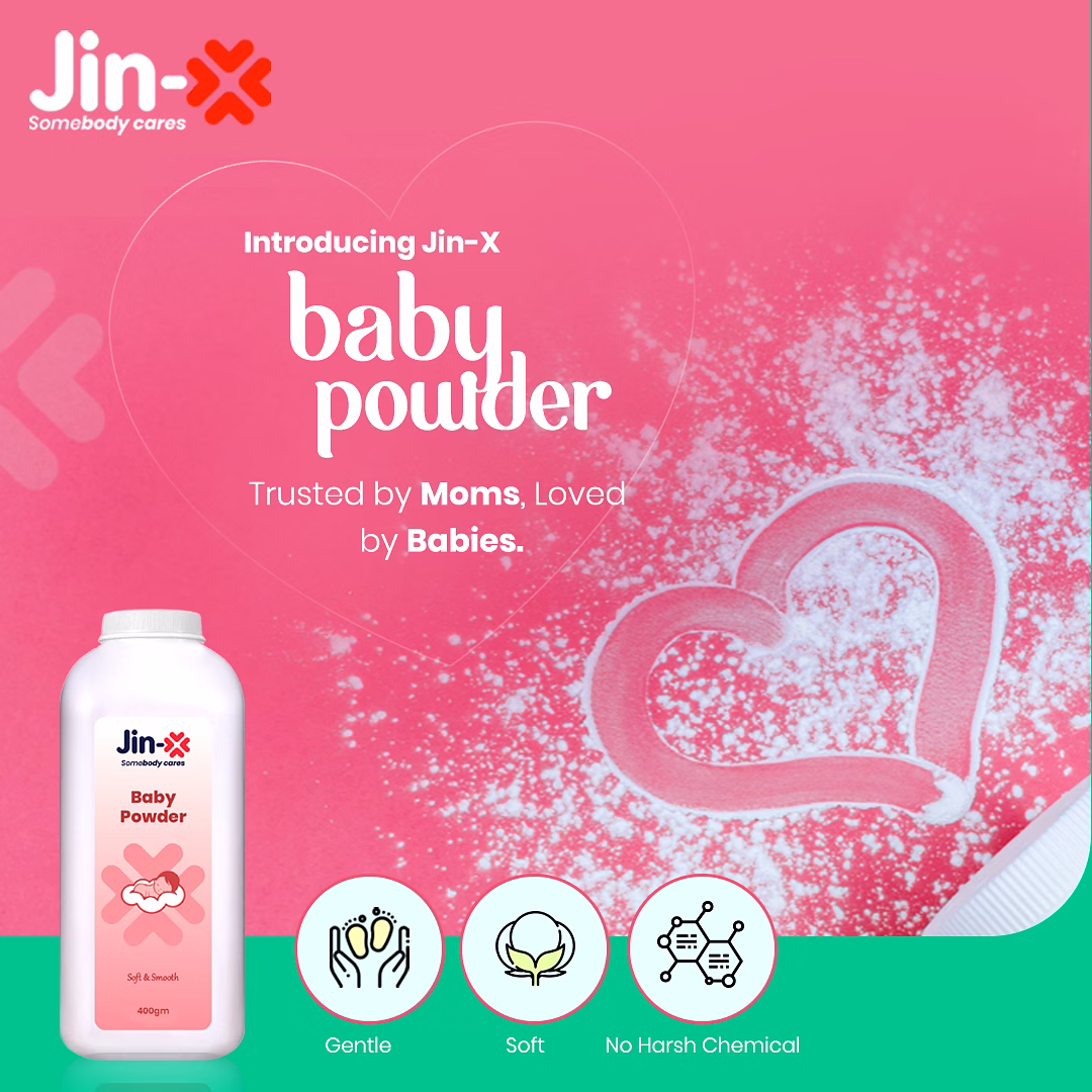 JinX Baby Powder | JIN-X HEALTHCARE PVT LTD