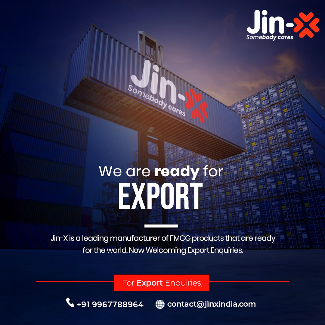 Export Import FMCG Consumer Product In India | JIN-X HEALTHCARE PVT LTD