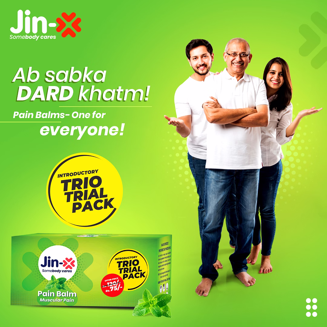 JinX Pain Balms | JIN-X HEALTHCARE PVT LTD