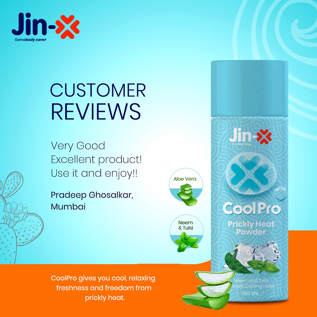 Benefits Of JINX Coolpro Prickly Heat Powder | JIN-X HEALTHCARE PVT LTD