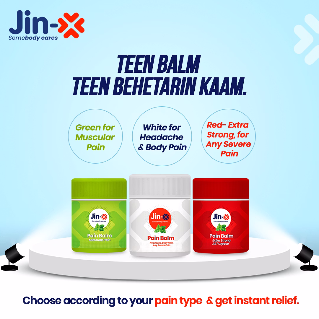 JINX Pain balm is used for conditions such as muscle aches, joint pain ...