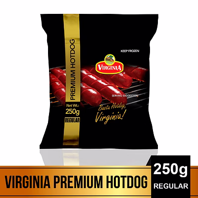 Virginia Premium Hotdog Regular 250g - | Tagum Mall