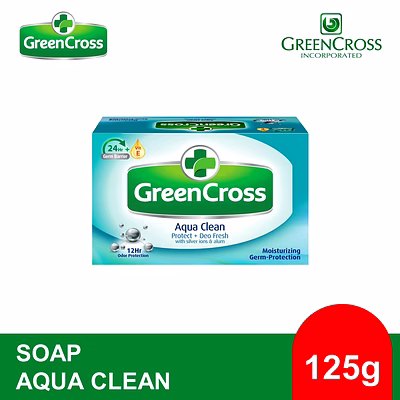Green Cross Soap Germ Protection Aqua Clean 125g - | Tagum Mall