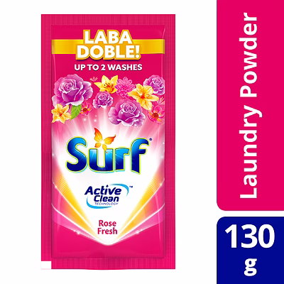 Surf Powder Detergent Rose Fresh 130G Sachet - | Tagum Mall