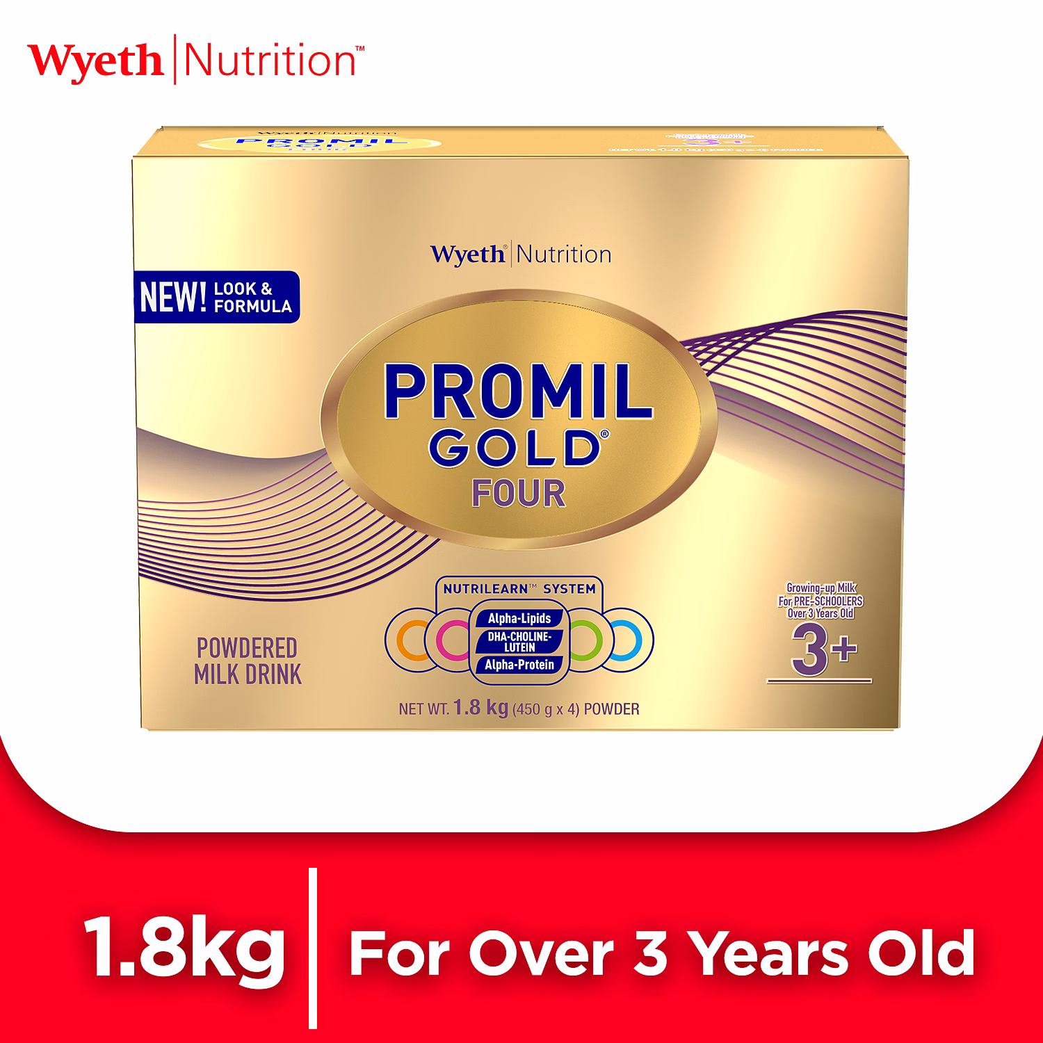 Promil Gold 4 for 3 Years Old Above 1.8kg - | Tagum Mall