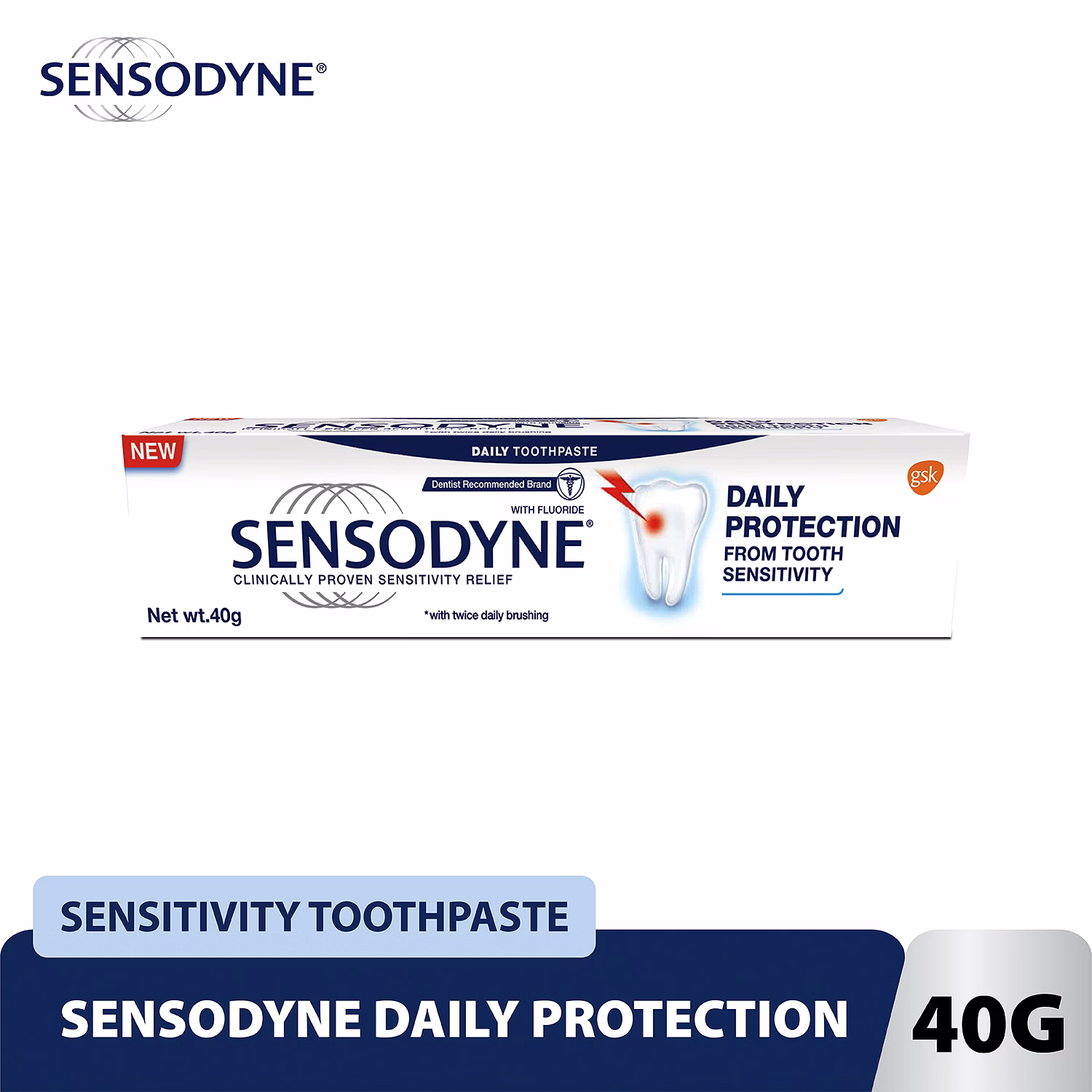 Sensodyne Toothpaste Daily Protection 40g - | Tagum Mall
