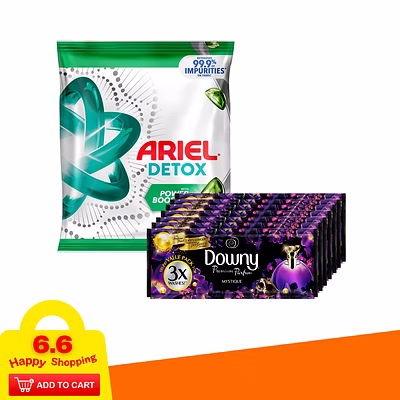 Buy 1 Ariel Laundry Powder Detox with Power Booster 1410g FREE 6+1 ...
