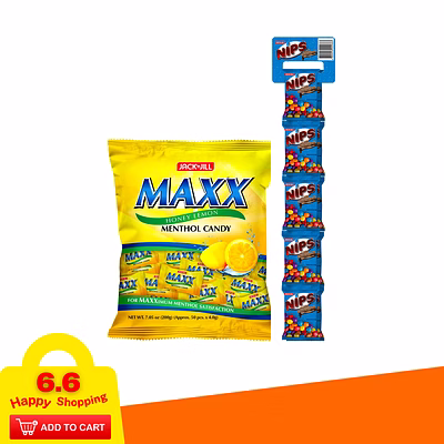 SAVE P15 Buy 1 Maxx Honey-Lemon Menthol Candy 4.0gx50s & Pack Nips Milk ...