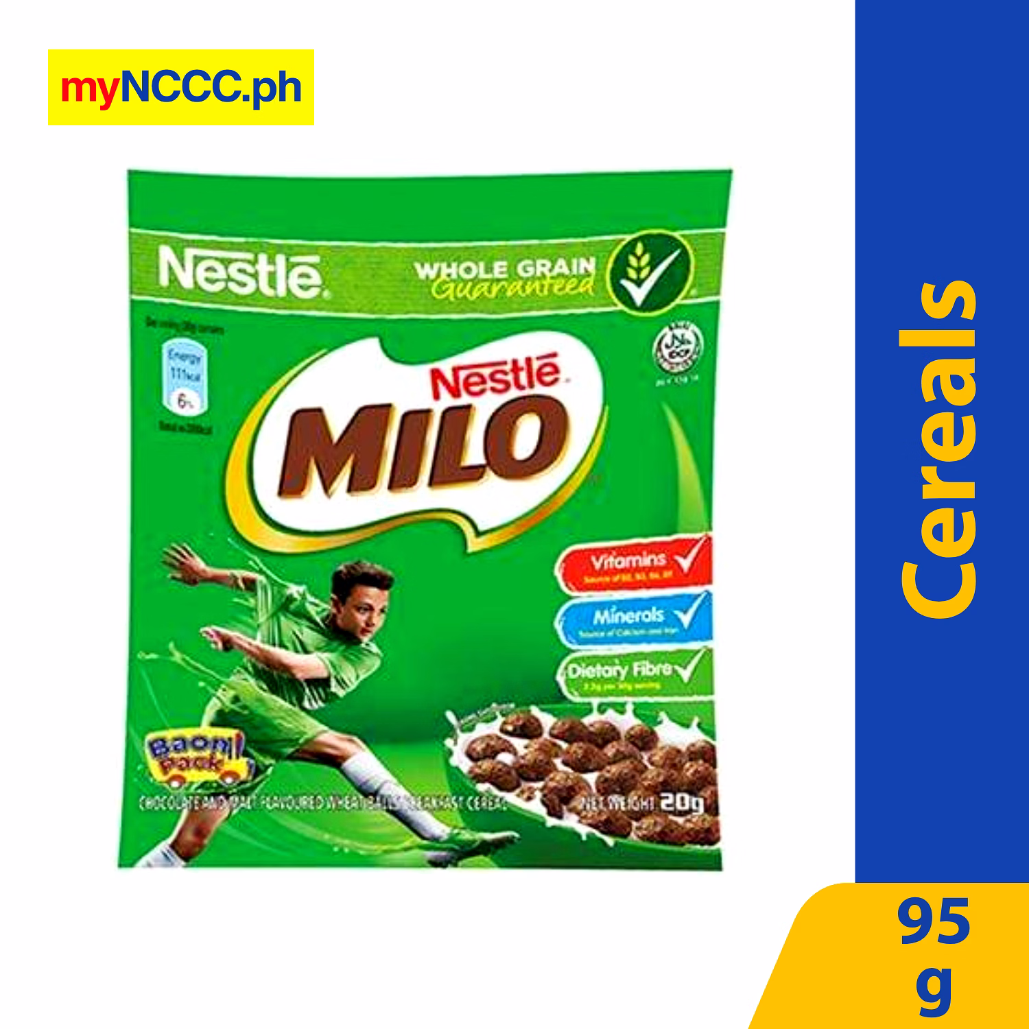 Milo Breakfast Cereal Balls Flow Pack 20g - | Tagum Mall