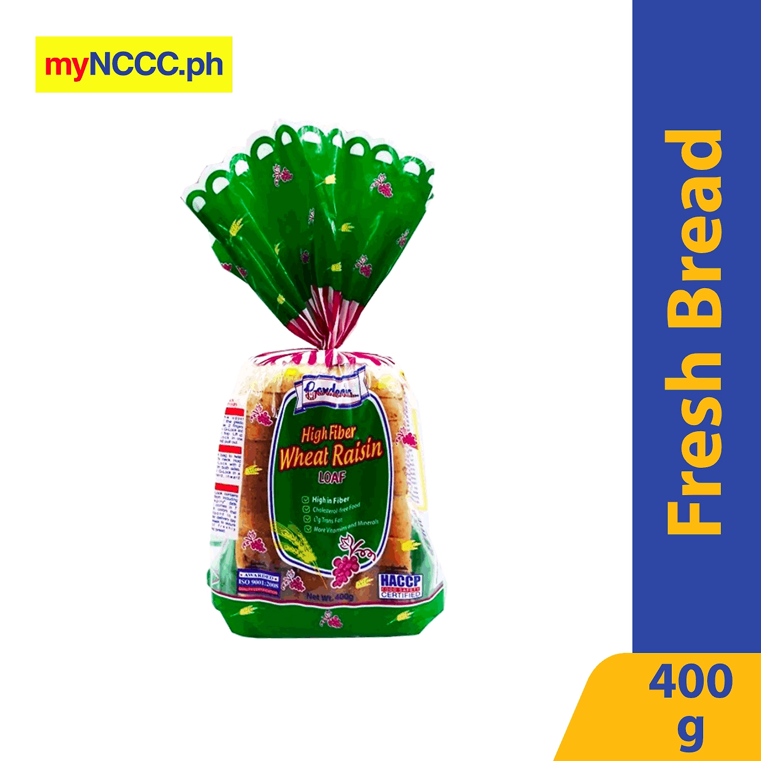 Gardenia High Fiber Wheat Raisin Loaf 400g - | Tagum Mall Gardenia High Fiber Wheat Raisin Loaf 400g - | Tagum Mall